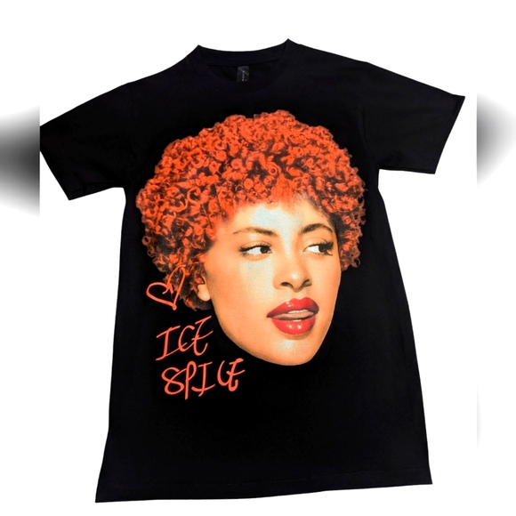 Playertees | Tops | New Ice Spice Singer Black Tshirt | Poshmark